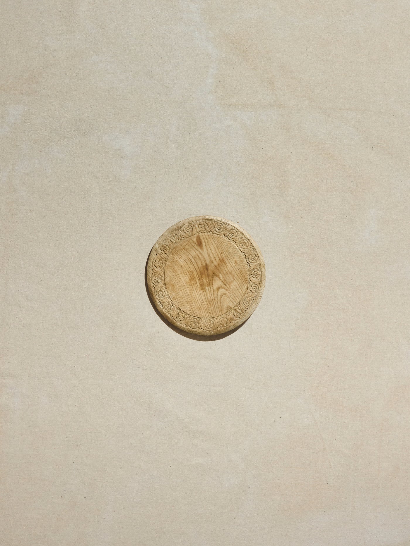 Carved Oak Breadboard