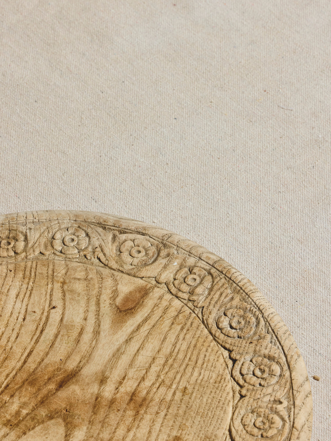 Carved Oak Breadboard